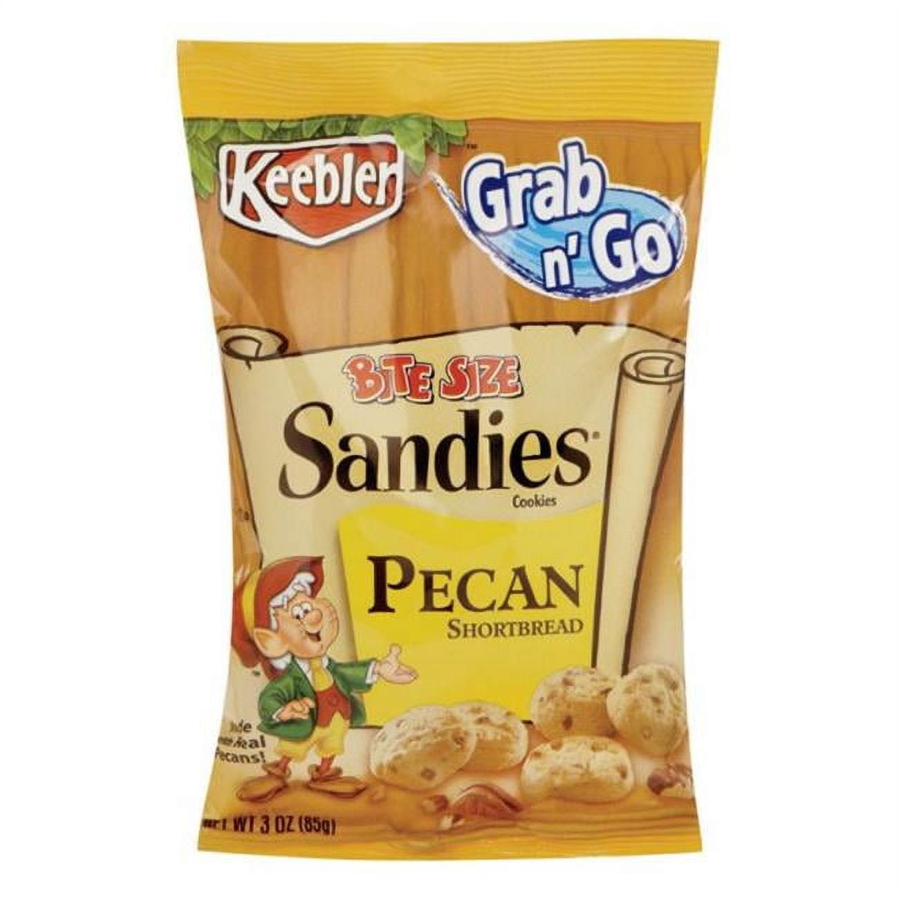 Keebler? Sandies® Bite Size Pecan Shortbread Cookies 3 oz. Bag ...
