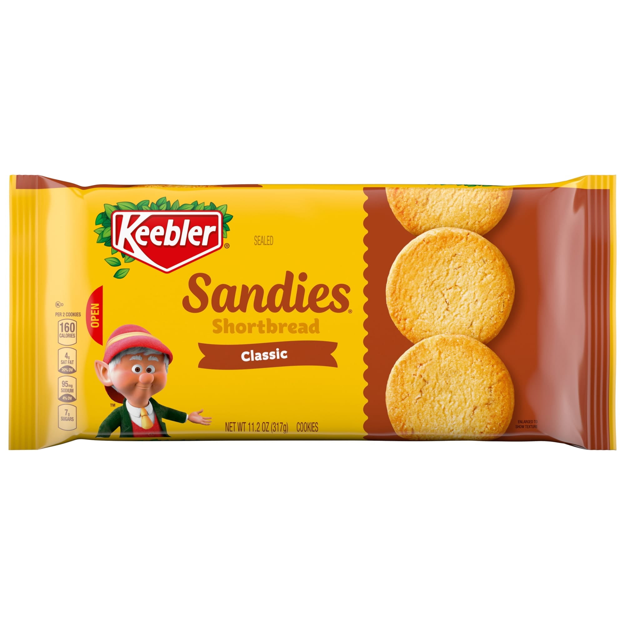 Keebler Sandies Classic Shortbread 1PACK Cookies - Walmart.com