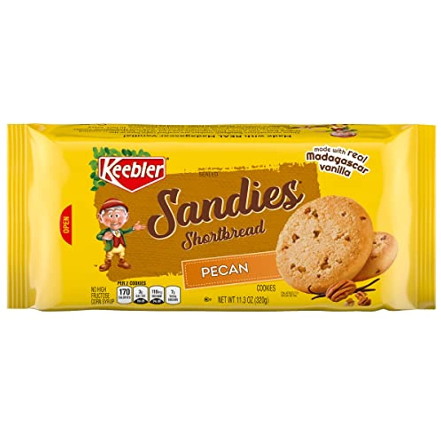 Keebler Sandies Shortbread Cookies, Pecan, 11.3Oz - Walmart Business ...