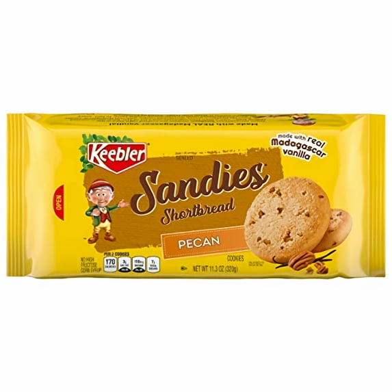 Keebler Sandies Shortbread Cookies, Pecan, 11.3oz (Pack of 3) - Walmart.com