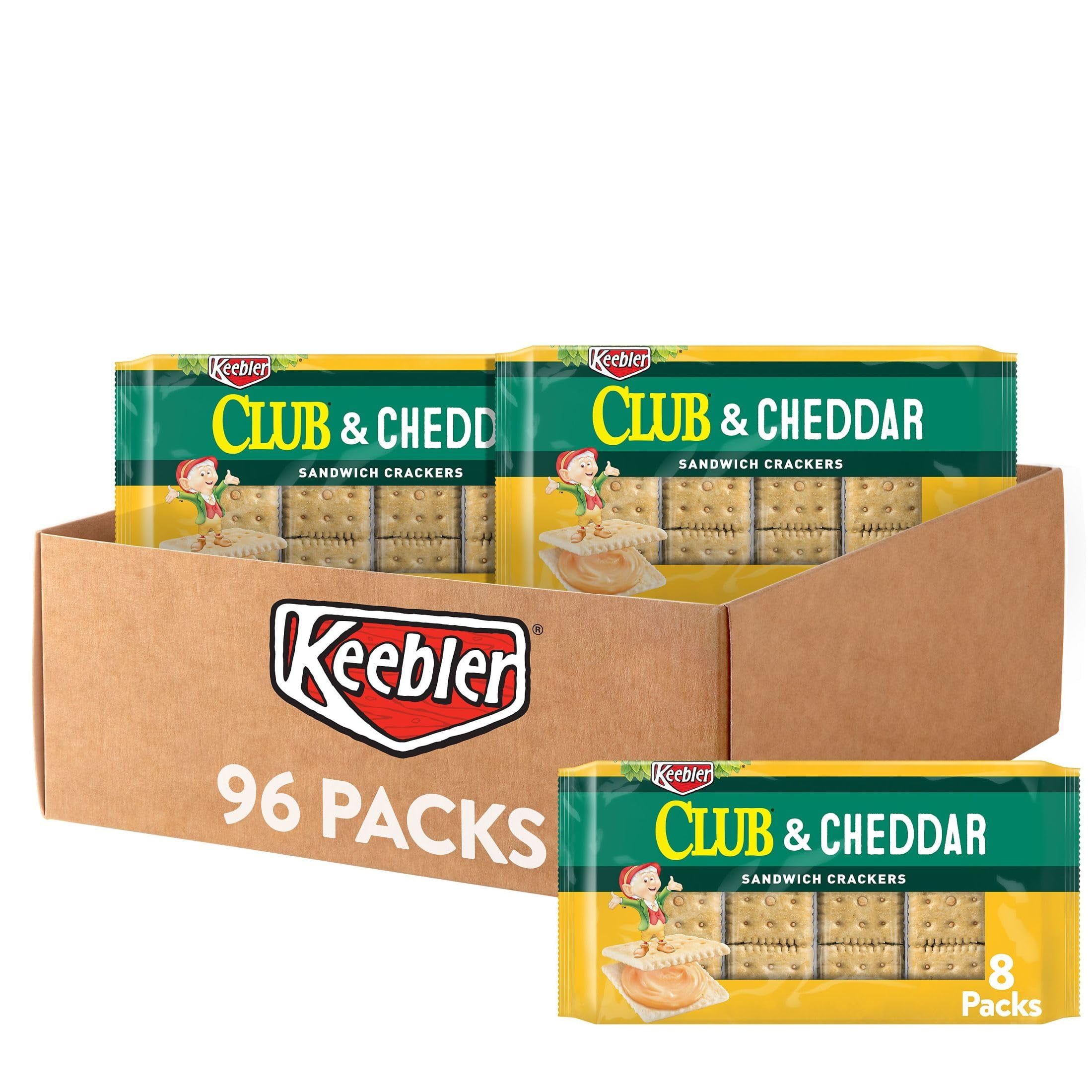 Keebler Sandwich Crackers, Single BCF26 Serve Snack Crackers, Lunch ...