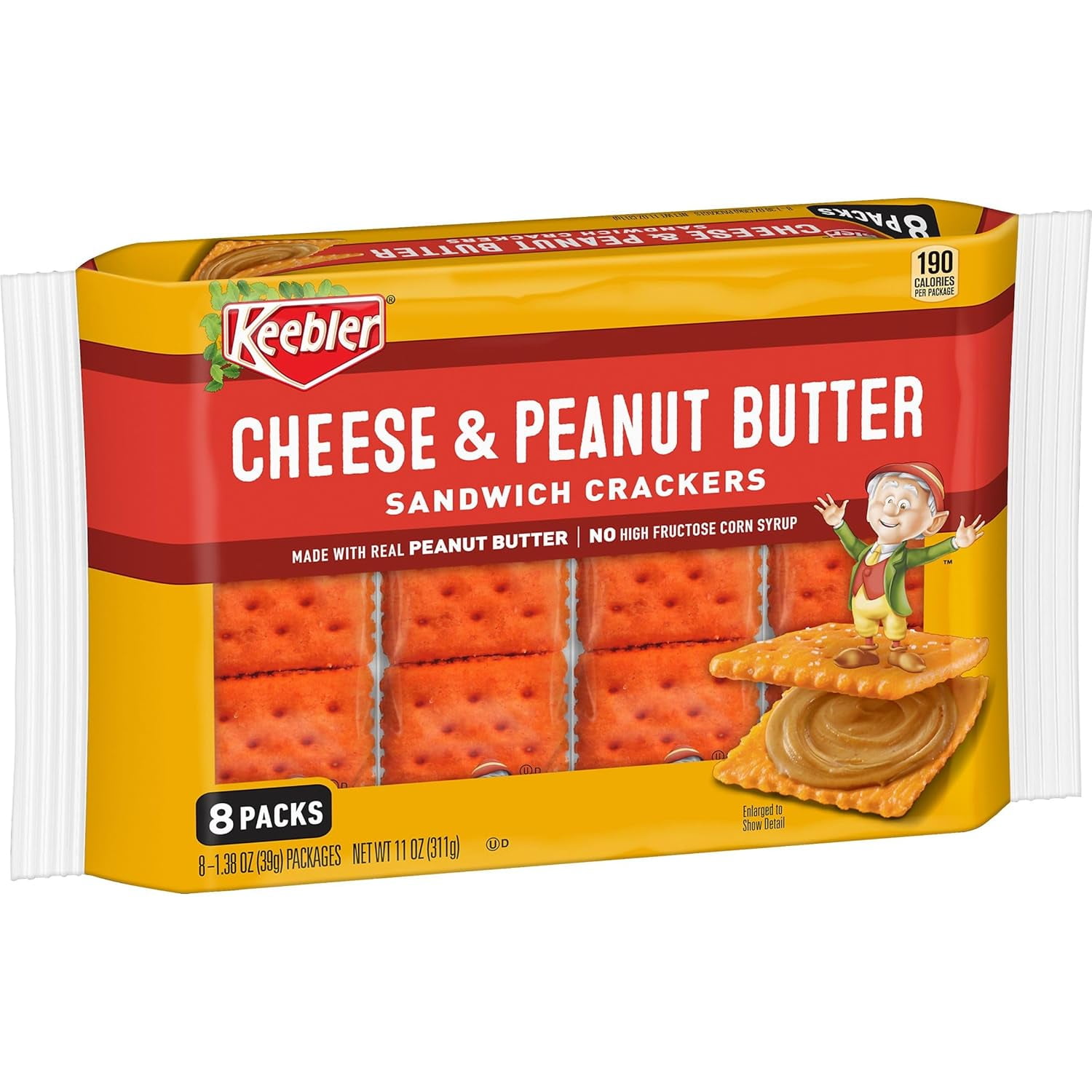 Keebler Sandwich Crackers, Single Serve Snack Crackers, Lunch Snacks ...