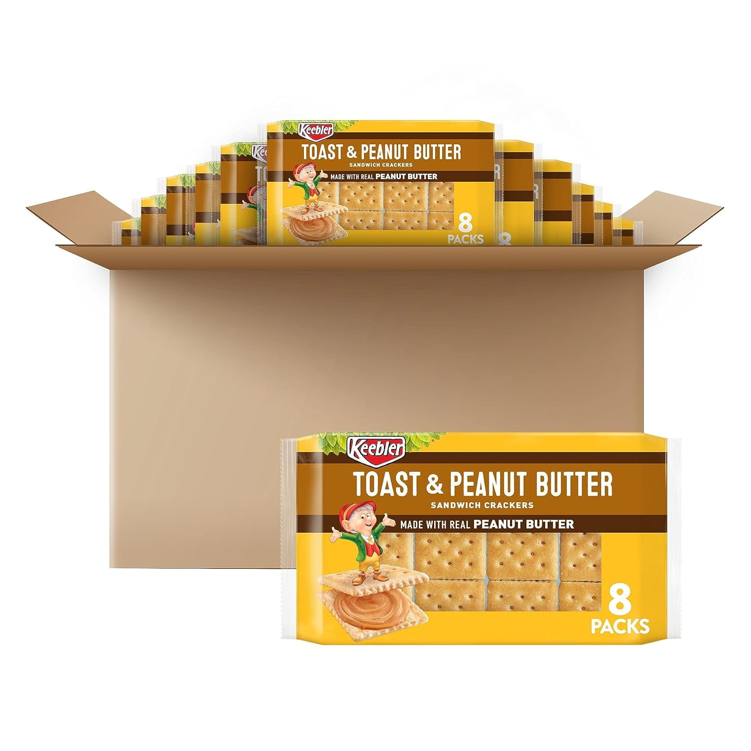 Keebler Sandwich Crackers, Single Serve Snack Crackers, Office And Kids ...