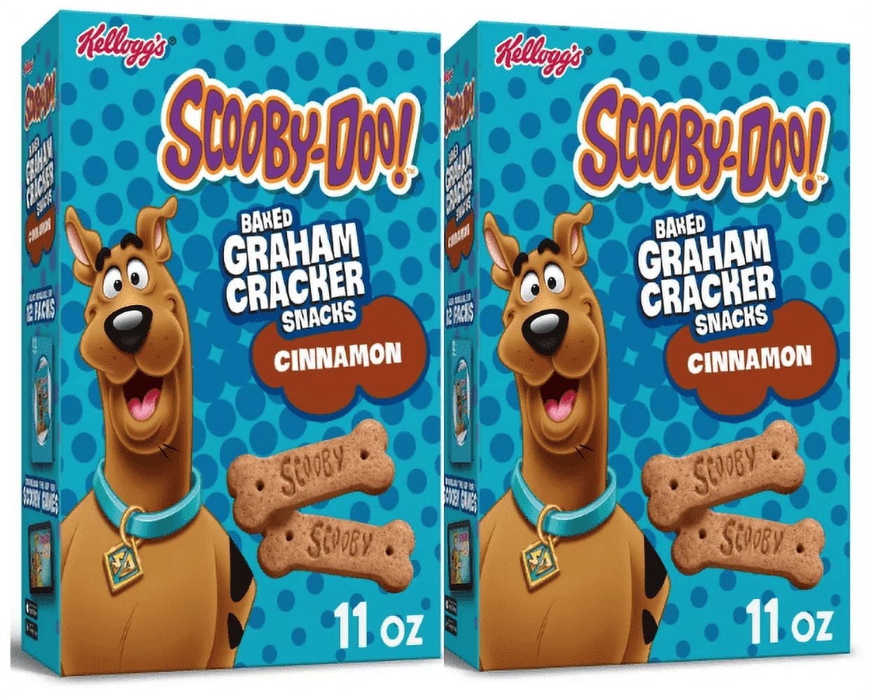 Keebler Scooby-Doo! Cinnamon Baked Graham Cracker Sticks - 11oz pack of ...