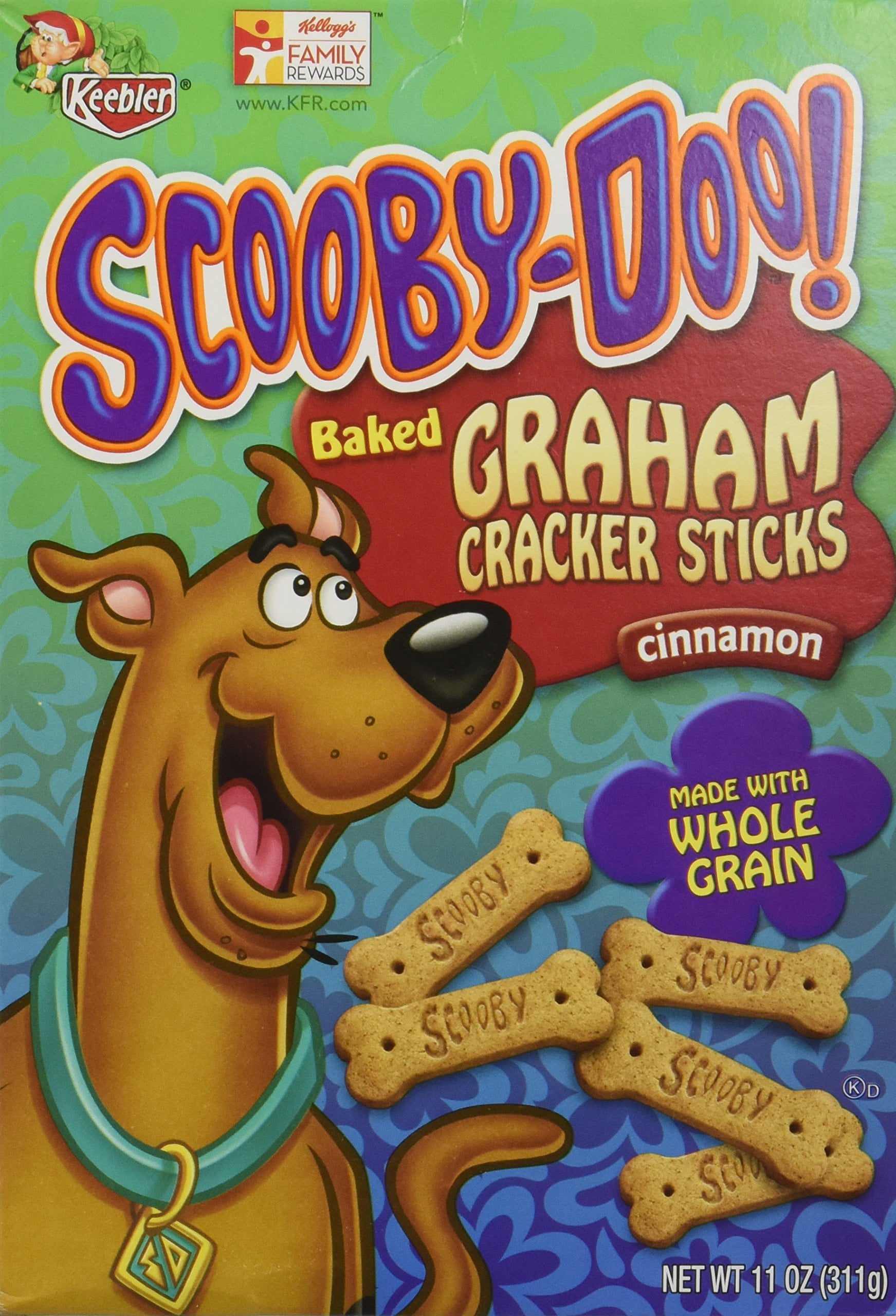 Keebler Scooby-Doo! Graham Cracker Sticks - Cinnamon - 11 Oz - Walmart.com