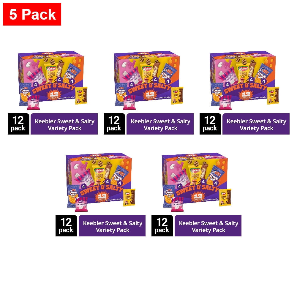 Keebler Sweet & Salty Variety Pack, Mothers Circus, Fudge Stripes, and ...