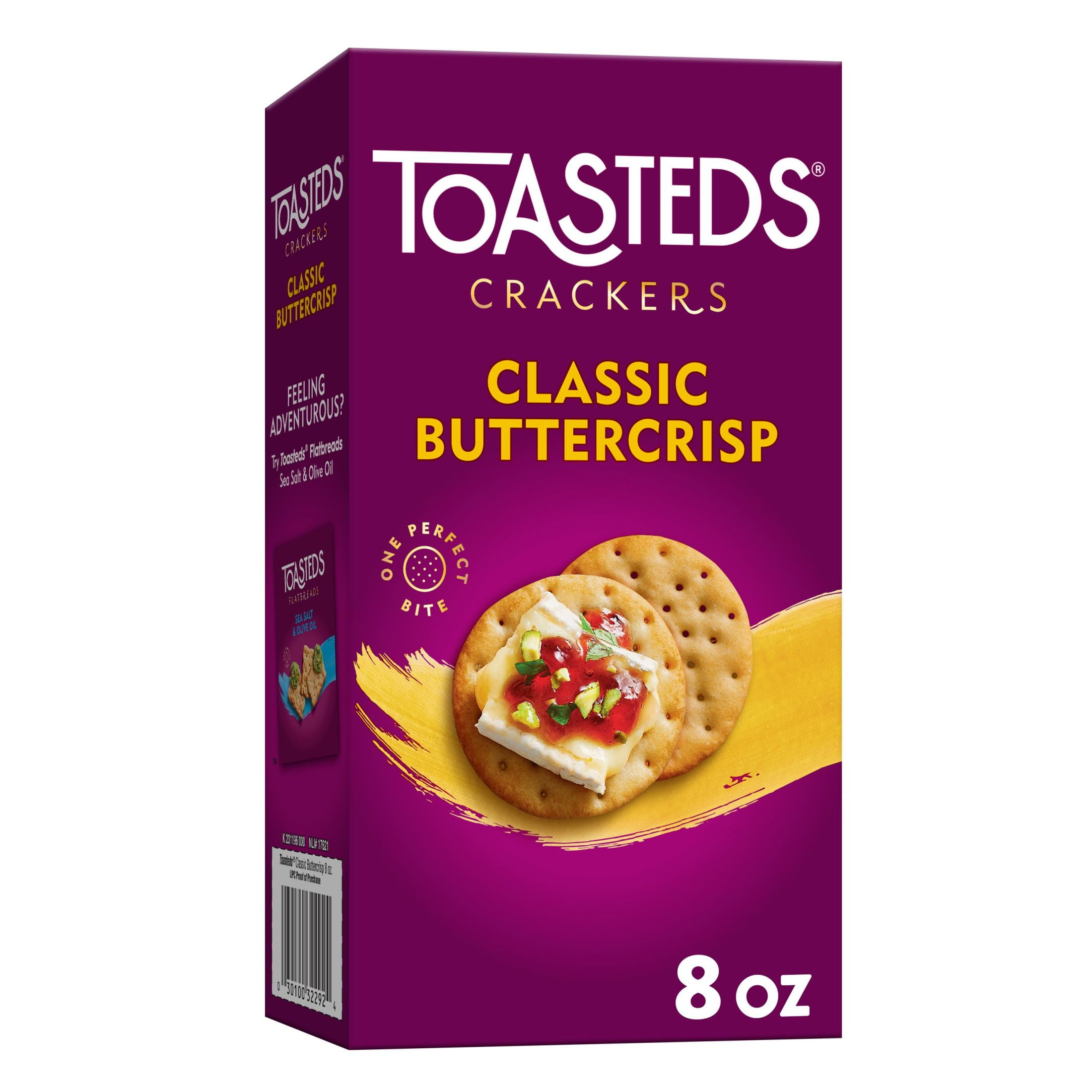 Toasteds Classic Buttercrisp Crackers, Party Snacks, 8 oz - Walmart ...