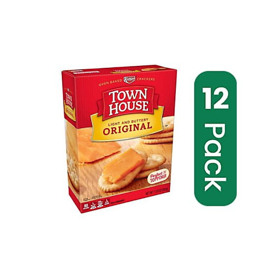 Keebler Town House Original Cracker - 13.8 Ounce (Pack of 12) - Walmart.com