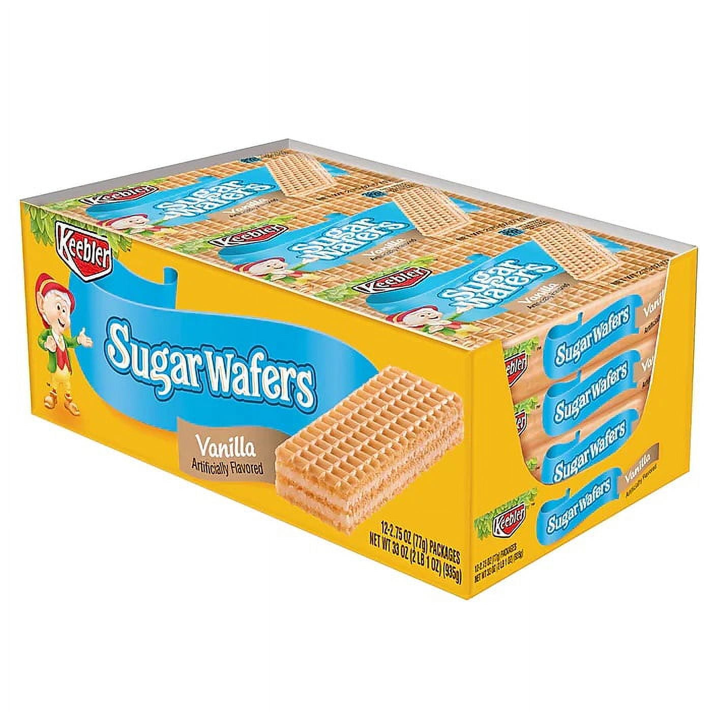 Keebler Vanilla Sugar Wafers, 2.75 Oz, 12 Count, Delicious Snack ...