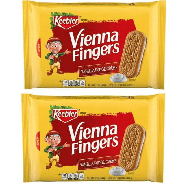 Keebler Vienna Fingers Cookies Original - 12oz pack of 2 - Walmart.com