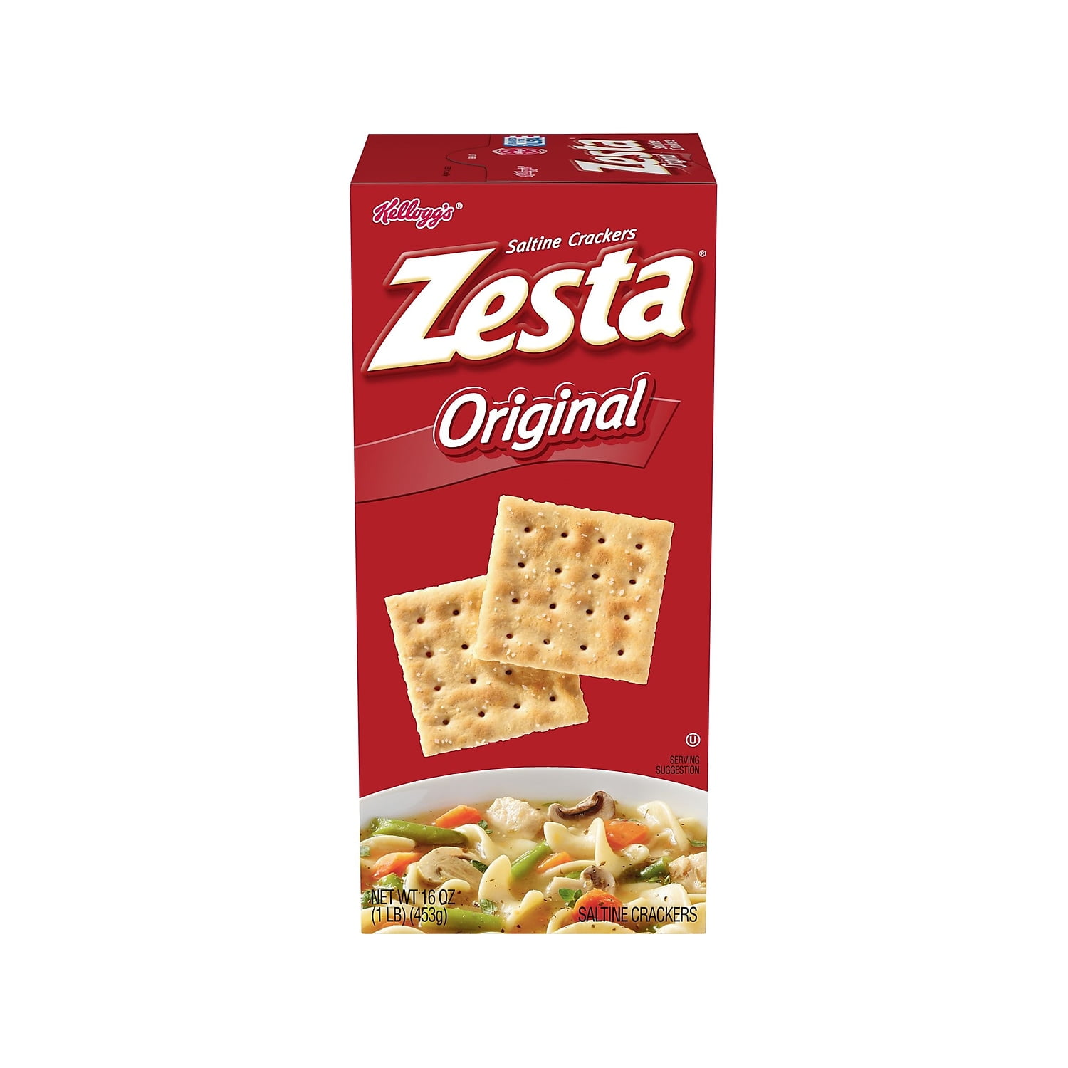 Keebler Zesta Saltines, Original, 16 oz - Case of 12 - Walmart Business ...