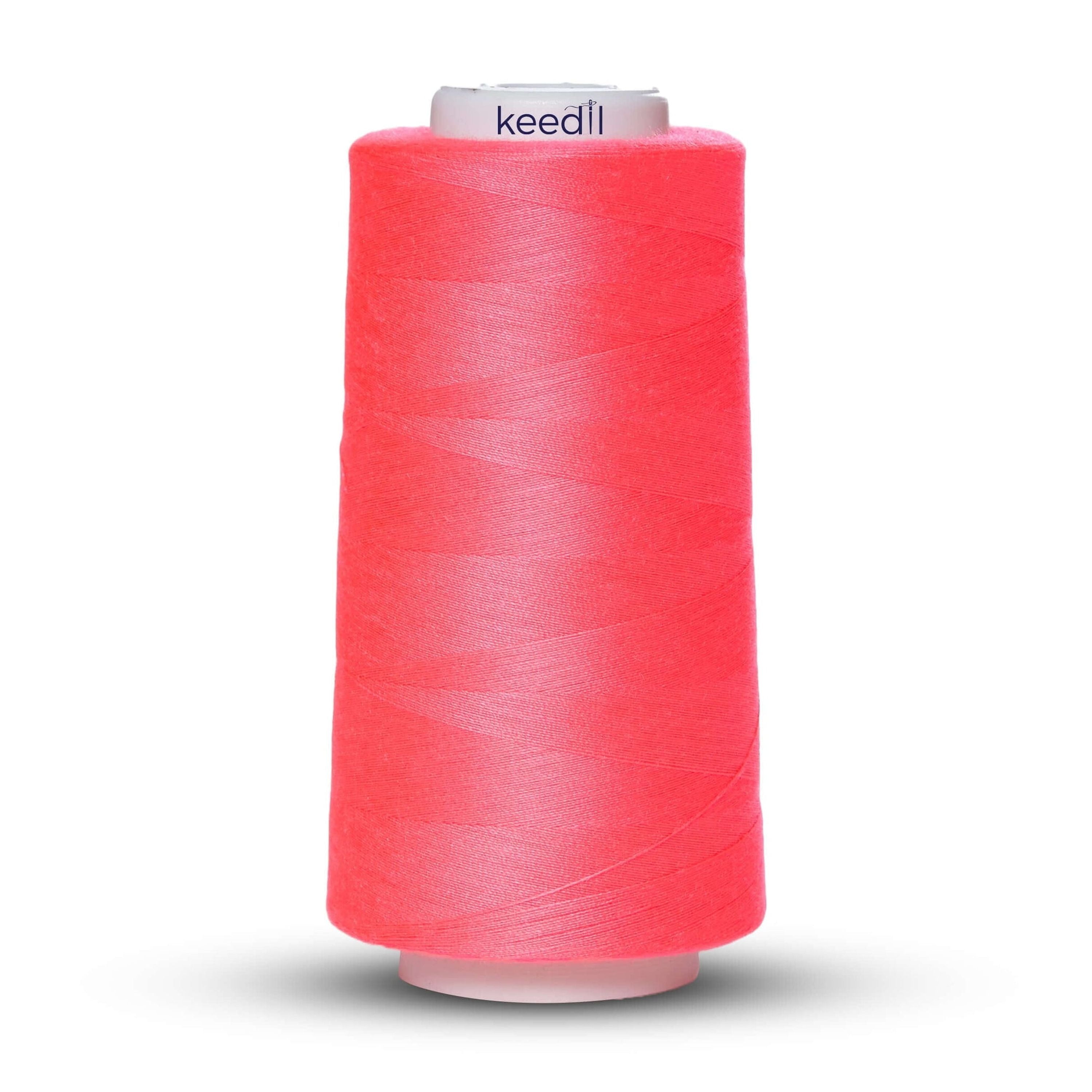 Keedil® All Purpose 2-Ply 40 Weight Polyester 3000 Yard Serger Thread ...