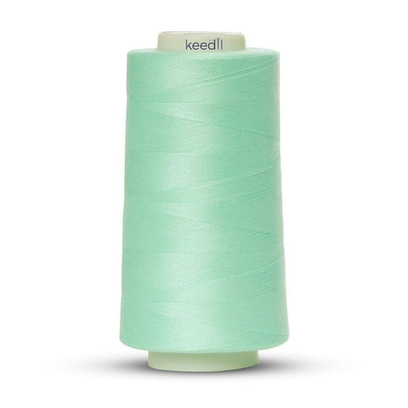 Keedil All Purpose Polyester Serger Sewing Thread - 3000 Yard Spool ...