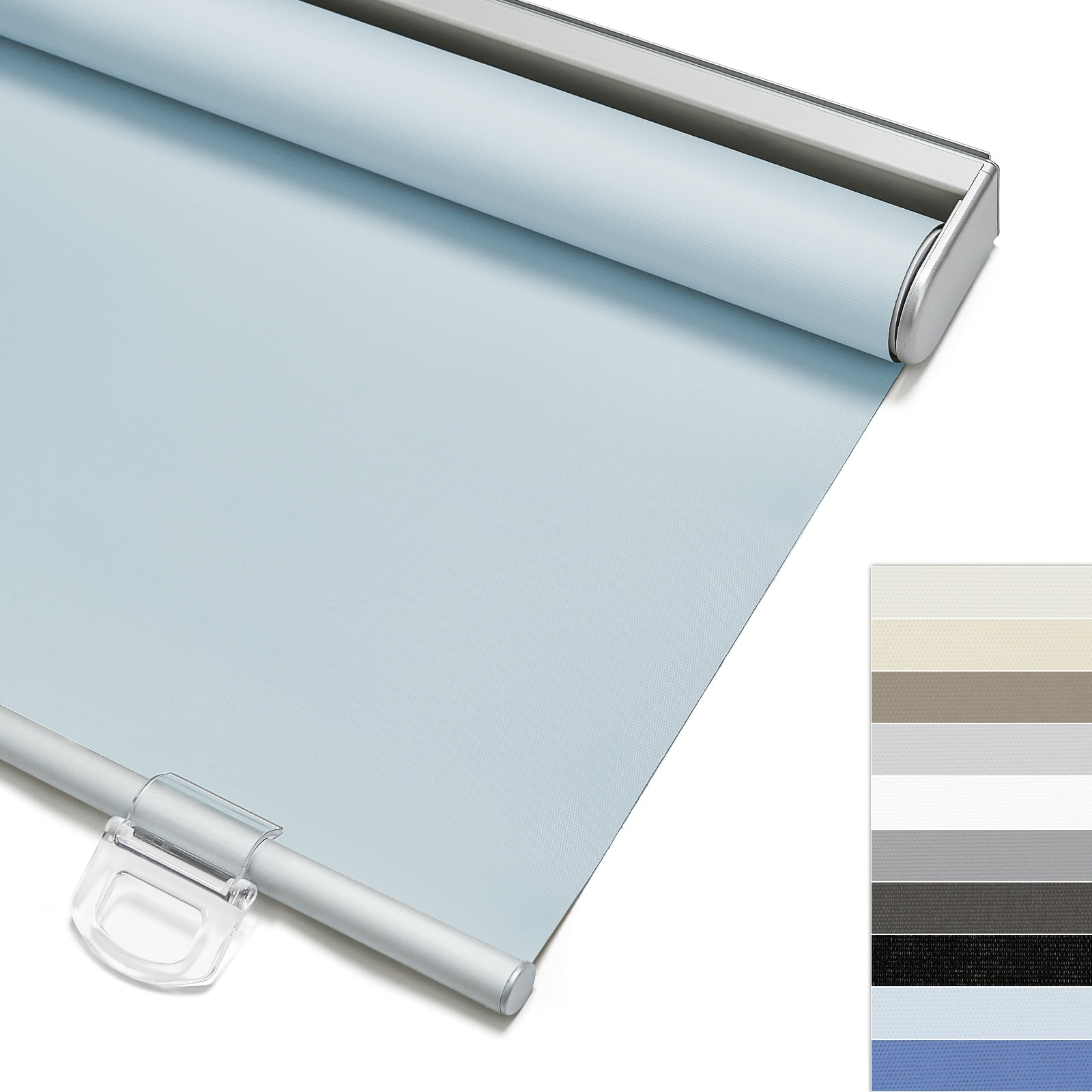 Keego 100% Blackout Roller Blinds for Window Cordless Privacy Bedroom ...