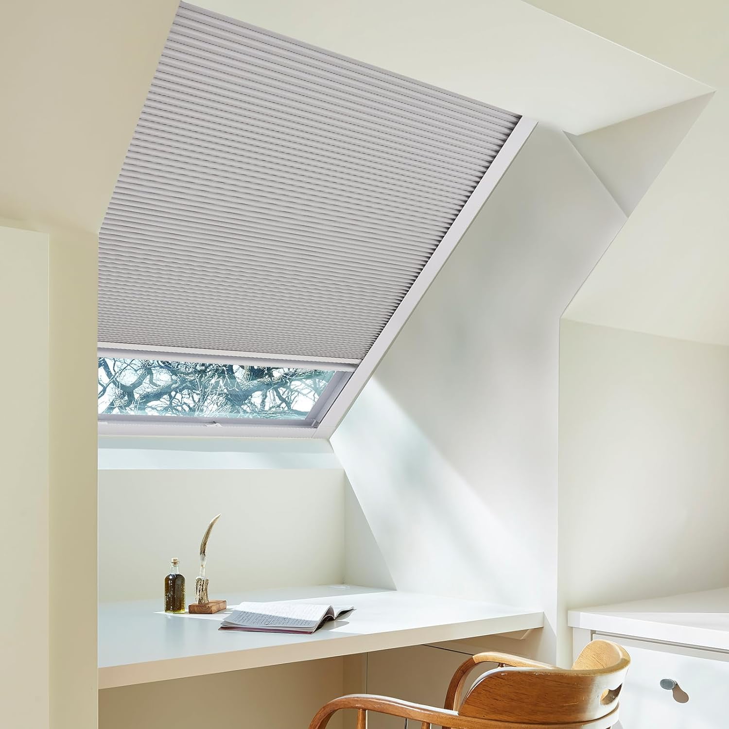 Keego Blakout Skylight Blinds for Ceiling Window Blinds & Shades for Skylights in Cellular ...