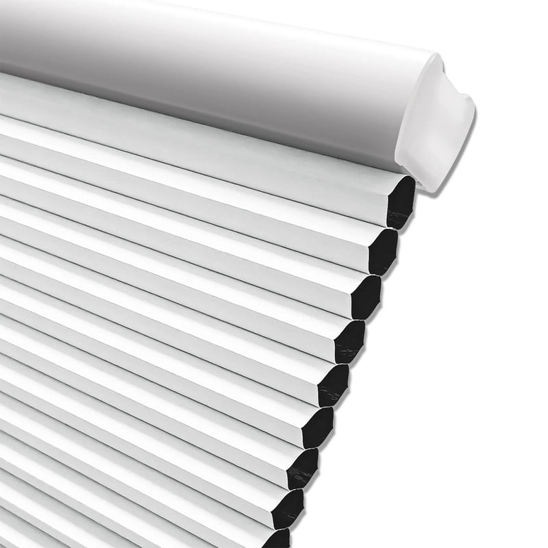 Keego Cordless Blackout Cellular Shades for Windows Bottom up Pleated ...