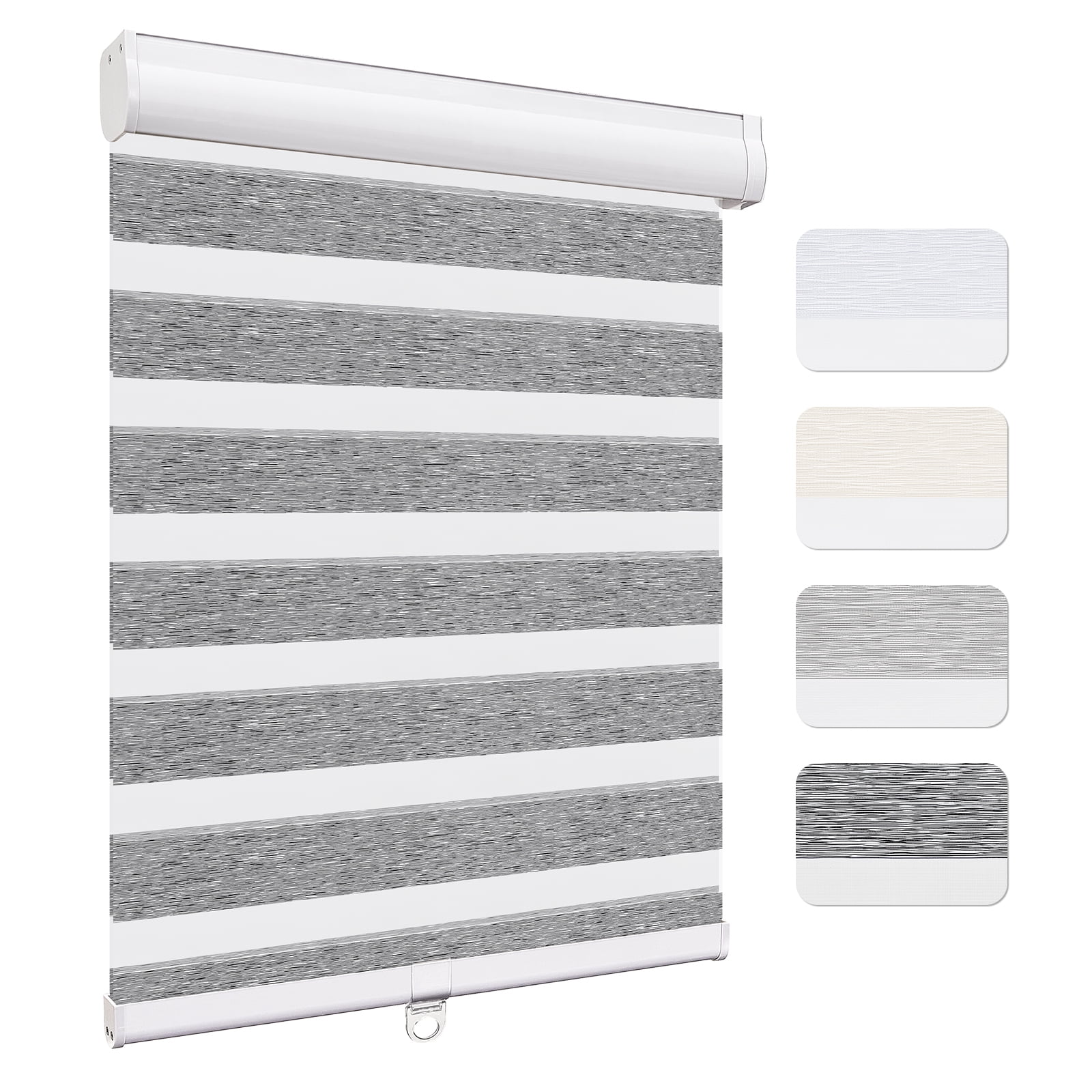 Keego Custom Size Zebra Shades for Windows Privacy Cordless Windows ...