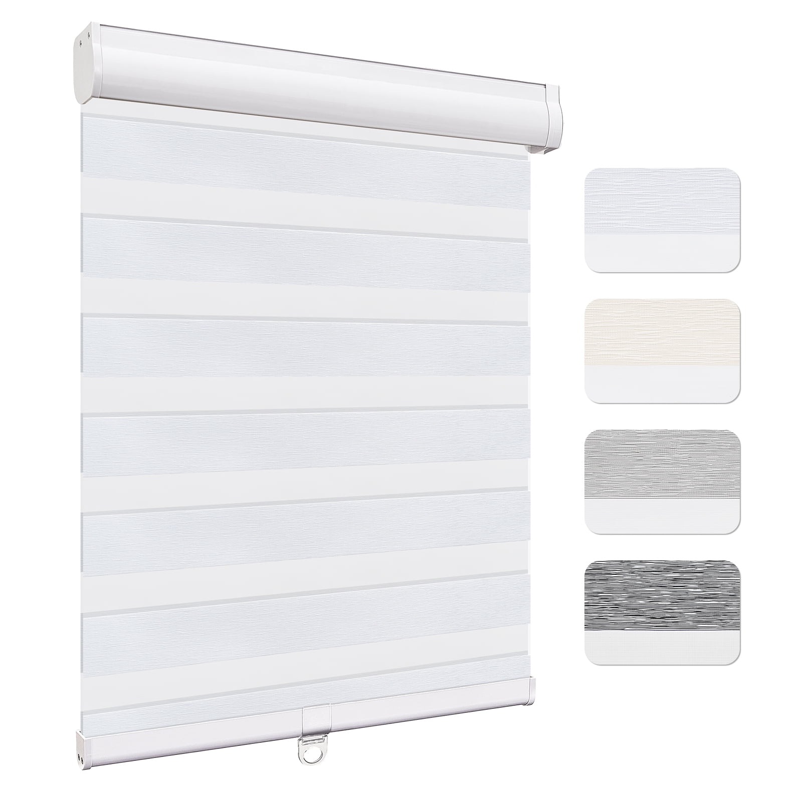 Keego Custom Zebra Shades, Cordless Privacy Blinds for Home Office ...