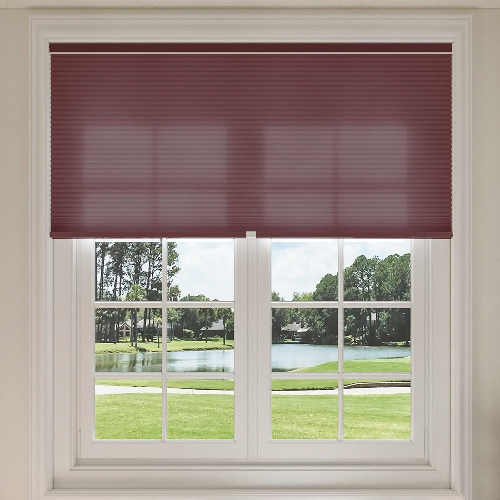 Keego Shades Cordless Cellular Blinds Double Single Cell Light ...