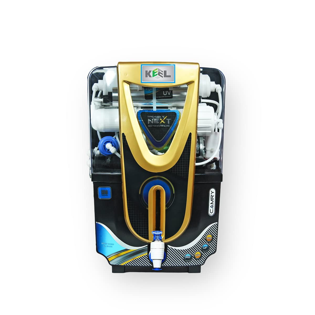 Keel Camry Golden 10 Ltr ROUVTDS 14 Layer Waterpurification Advance ...