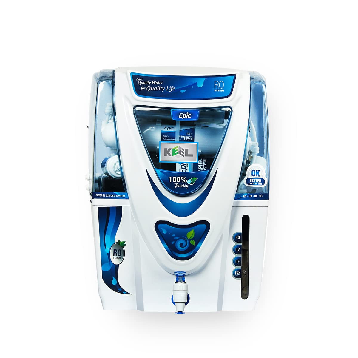 Keel Epic 12L ROUVTDS 14 Layer Electric Water Purifier Fully Automatic ...