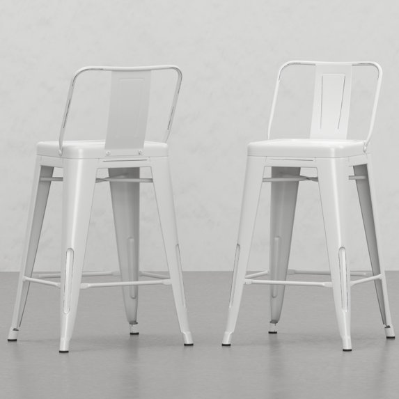 Keeley 24 inch Metal Counter Height Stool (Set of 2) - Walmart.com