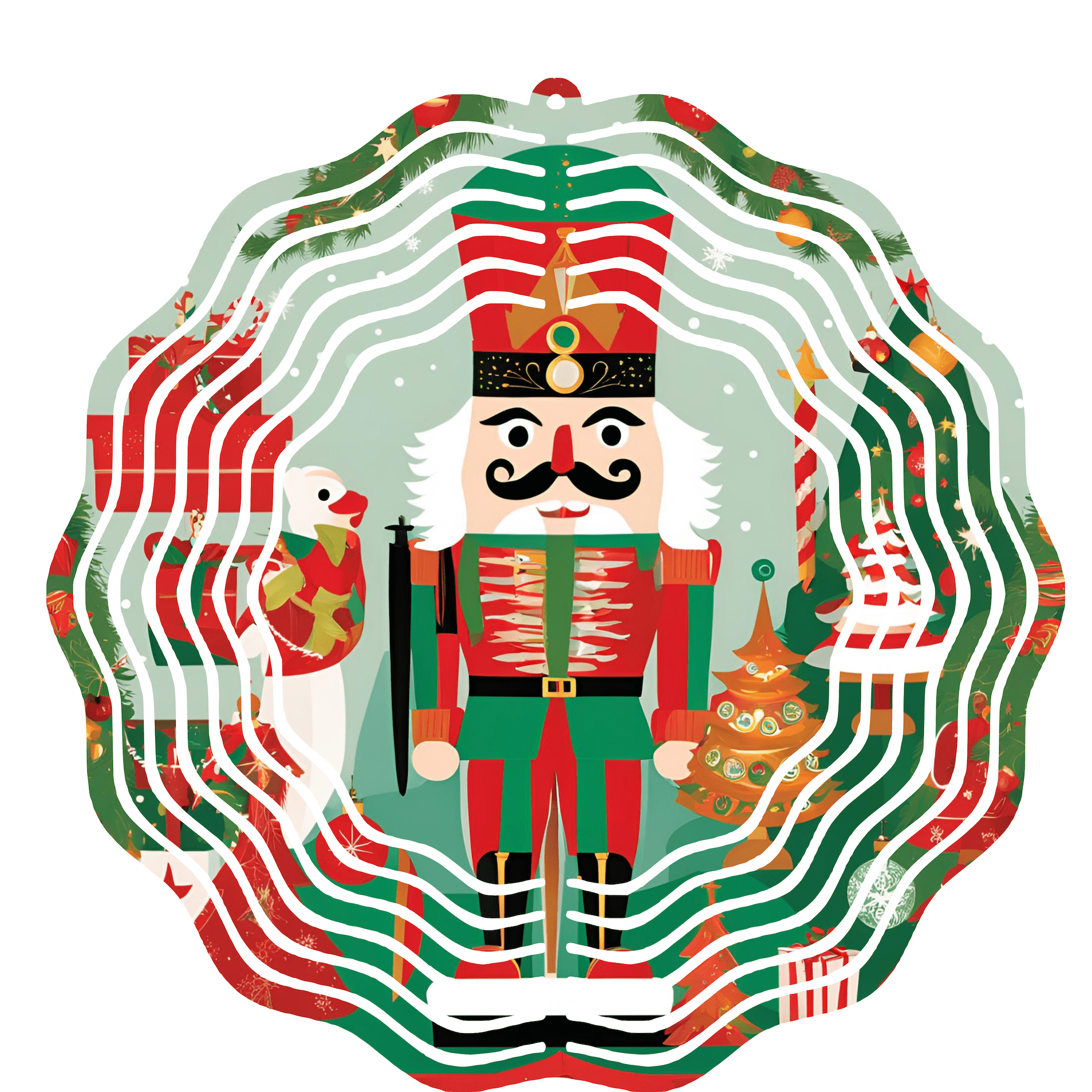 Keely's Nutcracker 10-Inch Metal Wind Spinner - Walmart.com