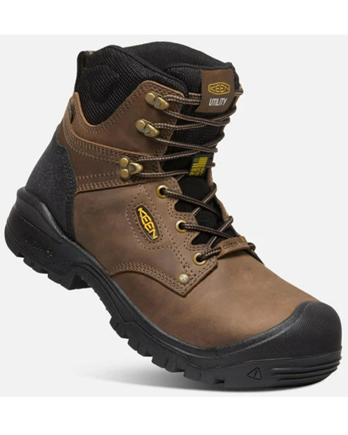 Keen Men's Independence Waterproof Work Boot Composite Toe Brown 7.5 D ...