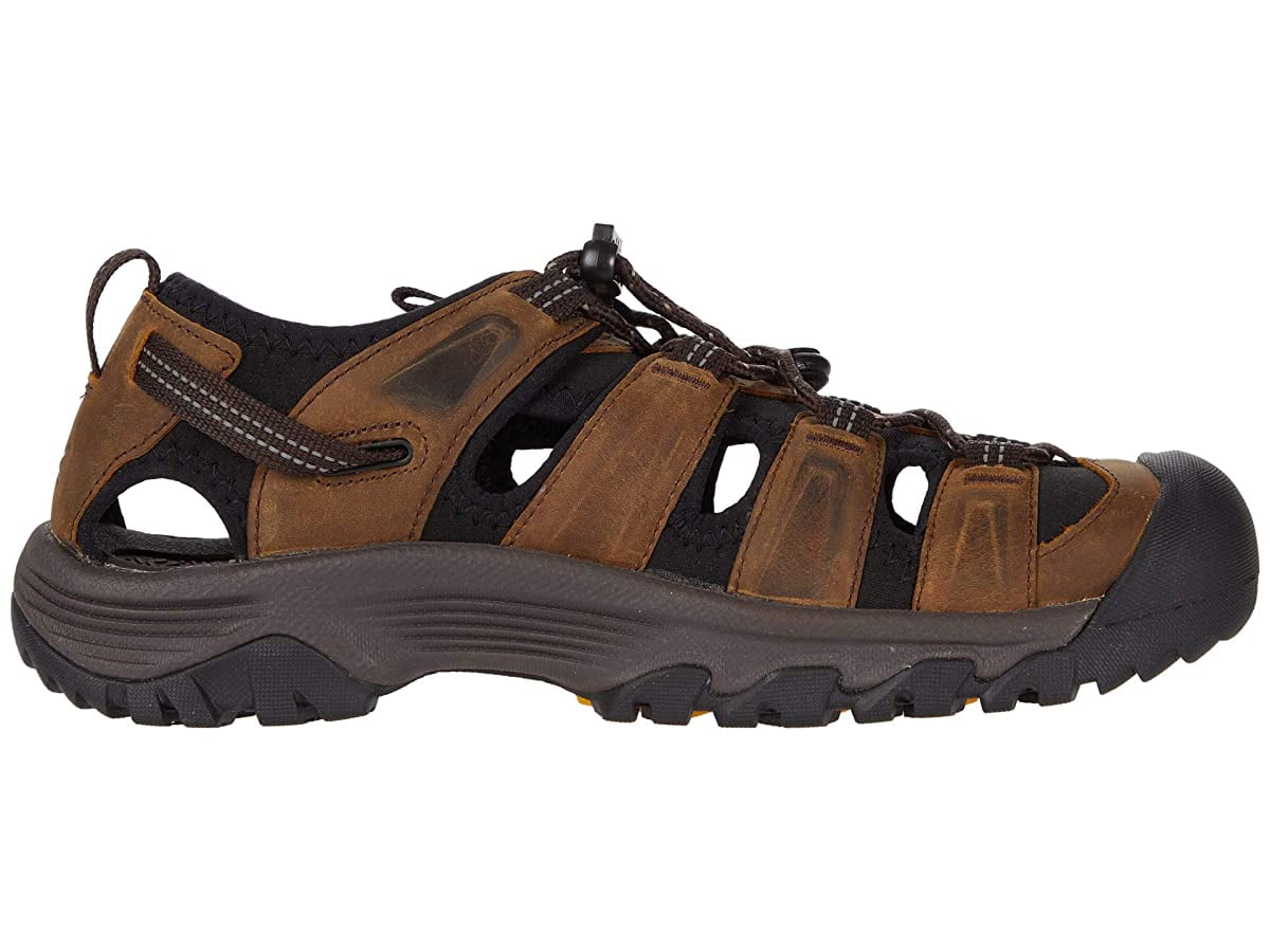 Keen Targhee III Leather Men's Utility Sandals, Waterproof, 14M Bison ...