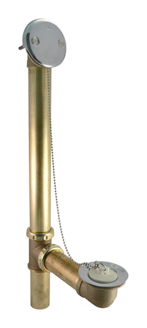 Keeney 1-1/2 in. D Chrome Brass Bath Drain - Walmart.com