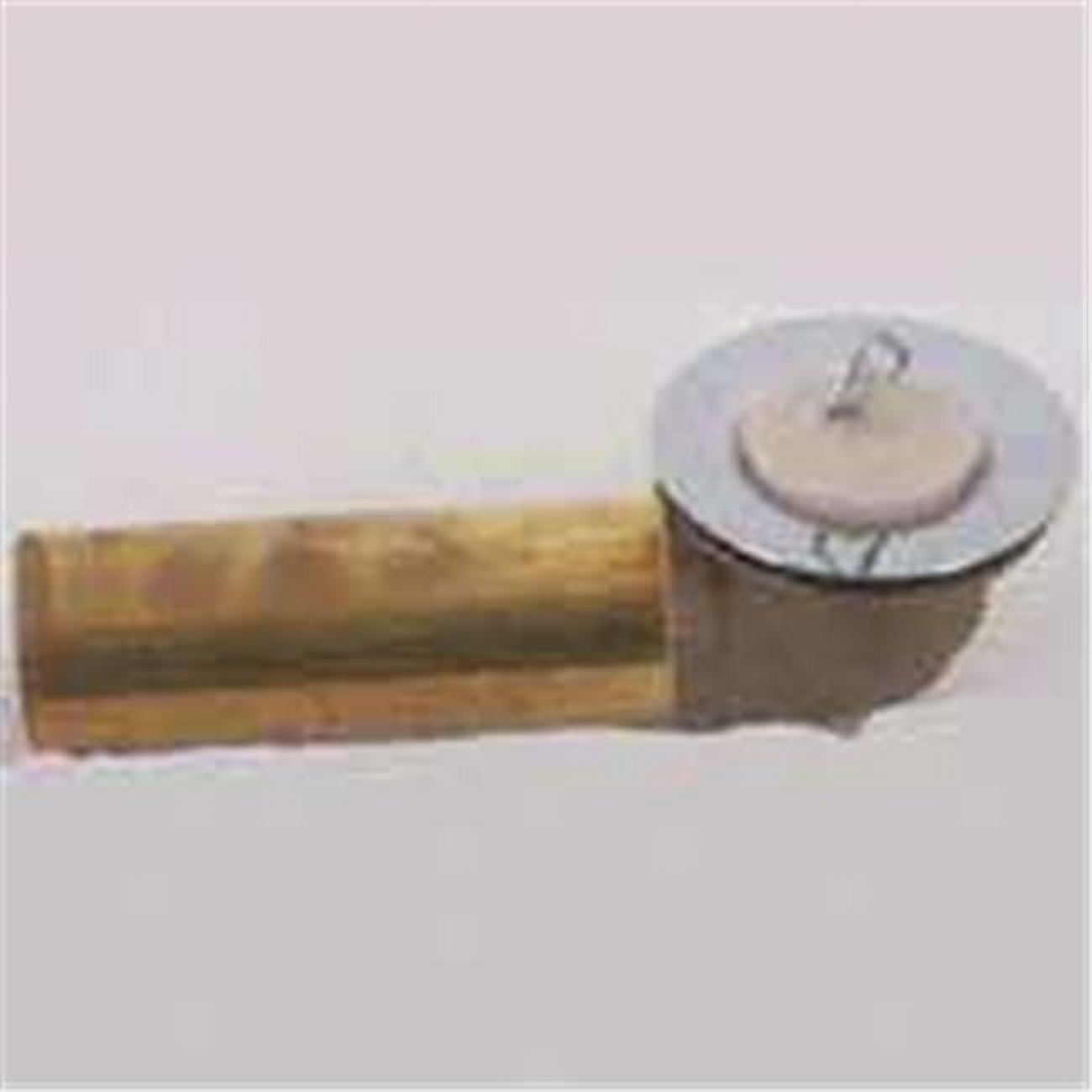 Keeney 1-3/8 In. Brass Overflow and Waste Shoe with Strainer 616SN ...