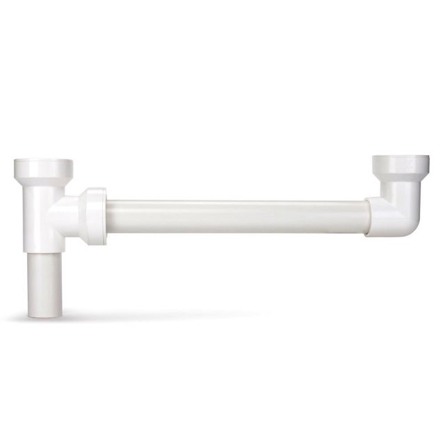 Keeney 125-16QLK Insta-Plumb Plastic Double Bowl Sink End Outlet Waste ...