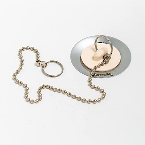Keeney 1681K Sink Pull Out Plug with Chain and Stopper, Chrome ...