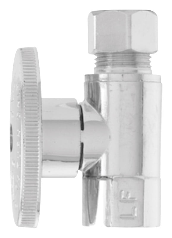 Keeney 3/8 in. FIP x 3/8 in. Compression Brass Straight Valve - Walmart.com