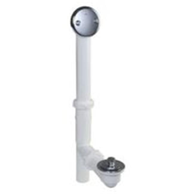 Keeney 65AWK Roller Ball Bath Drain Assembly, Plastic, White, For All ...