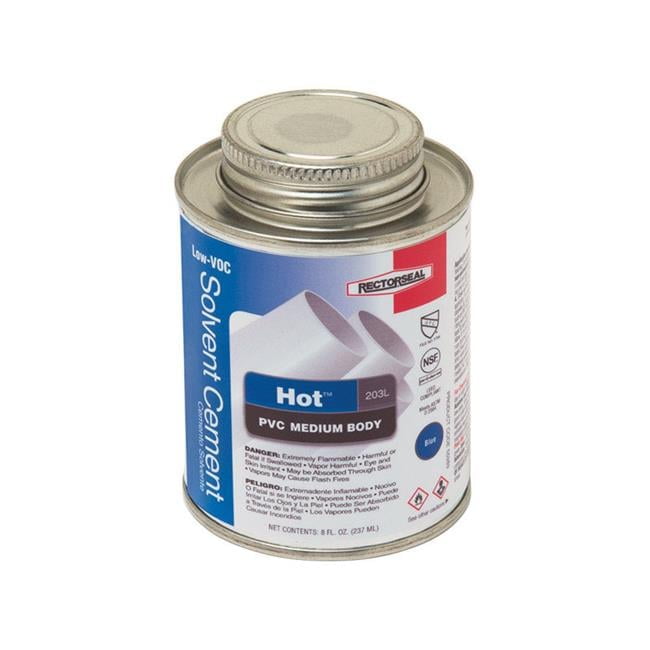 Keeney 8 oz Hot Blue Solvent Cement for PVC - Walmart.com