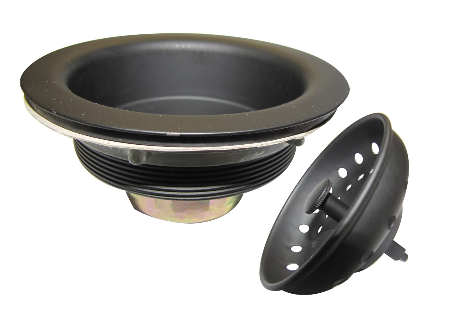 Keeney K5414BLK 4.5-in. Stainless Steel Fixed Post Kitchen Sink ...