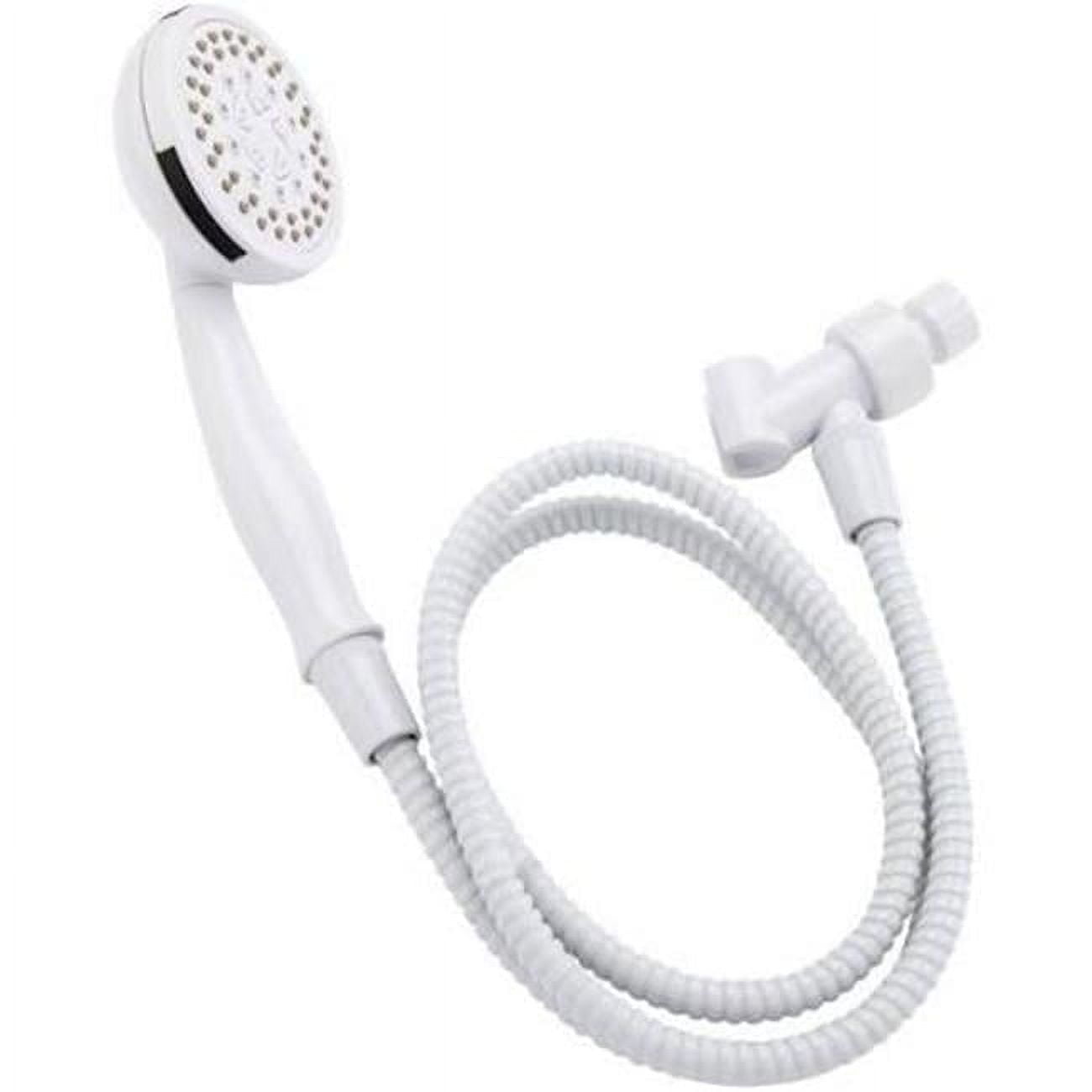 Keeney K745WH Stylewise 5 Function Handheld Shower Kit, White - Walmart.com