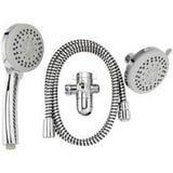 Keeney K751CP Stylewise 5 Function, 3 Way Shower Head Kit, Polished ...