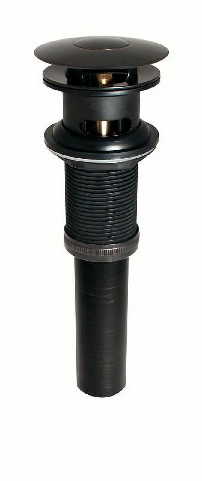 Keeney K82075BRZ Push Button Bathroom Sink Drain With Overflow, Bronze ...