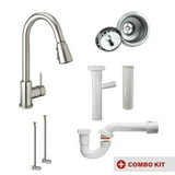Keeney B78CBN-SD Single Bowl Kitchen Kit with Urbania Faucet and ...