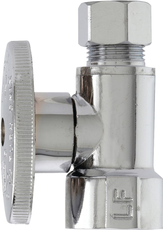 Keeney PP53PCLF Lead-Free Brass Quarter Turn Straight Valve, 1/2-in FIP ...