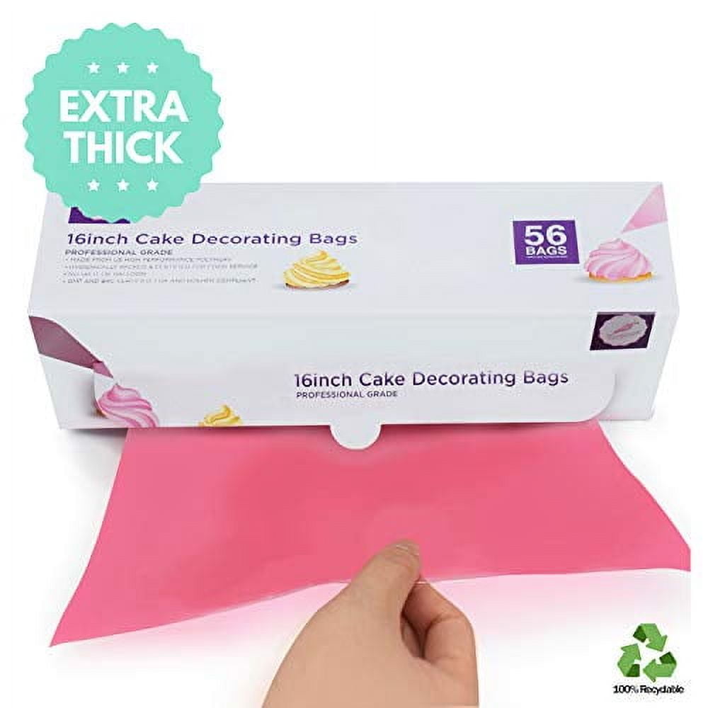 Keenpioneer Cake Decorating Disposable Piping Bag - Pastry Cupcakes ...