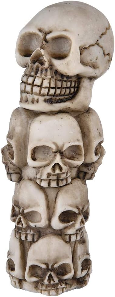 Keenso Gear Shift Knob, Skeleton Skull Head Many Faces Car Manual Gear ...