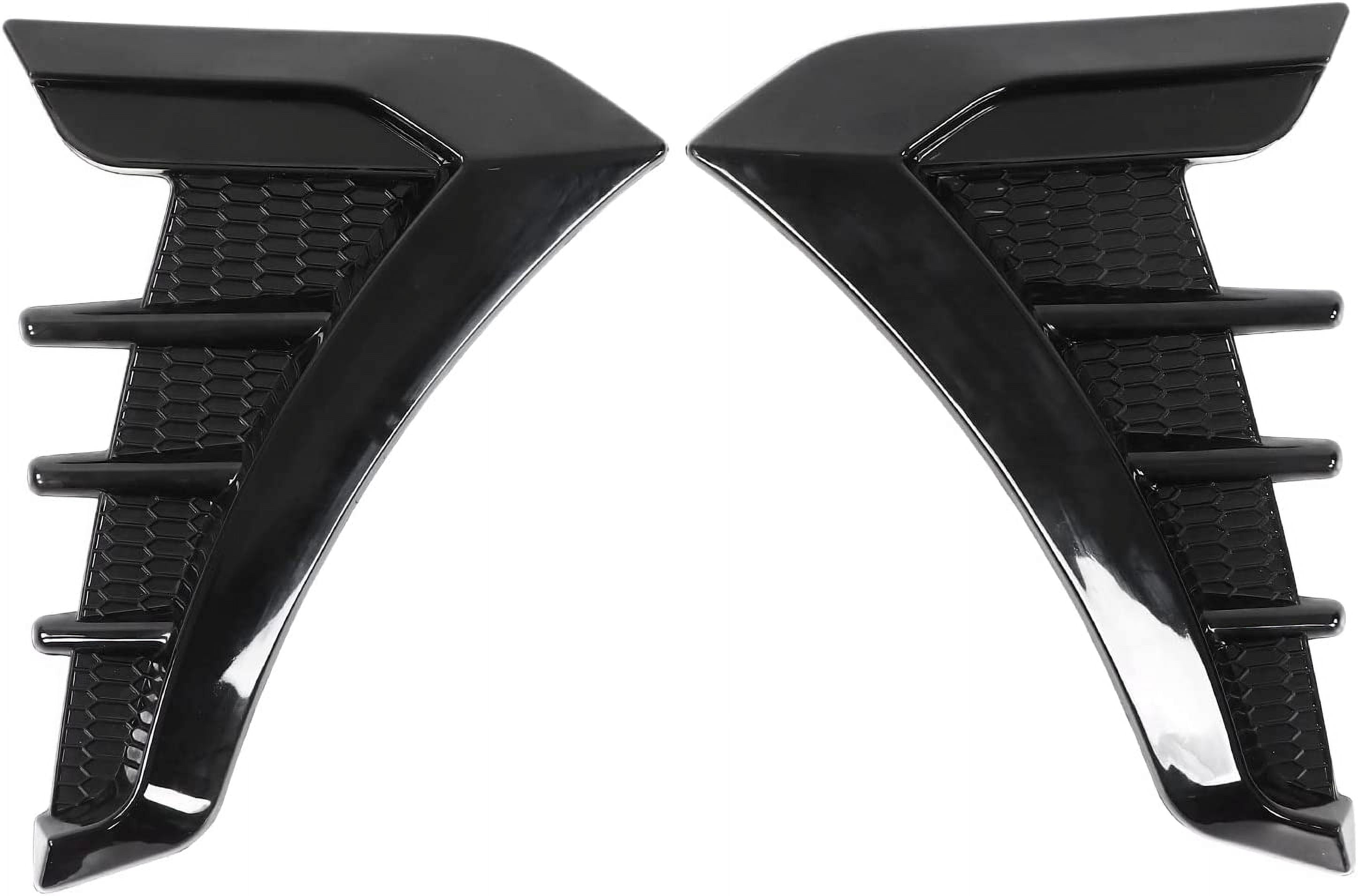 Keenso Side Vent Cover,1 Pair Rubber Car Front Fender Vent Cover Trim ...