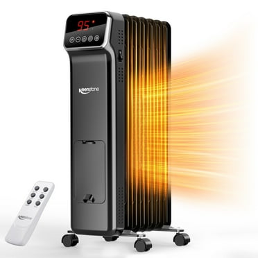 Costway 1500W Portable Oil Radiator Heater w/ Adjustable Thermostat ...