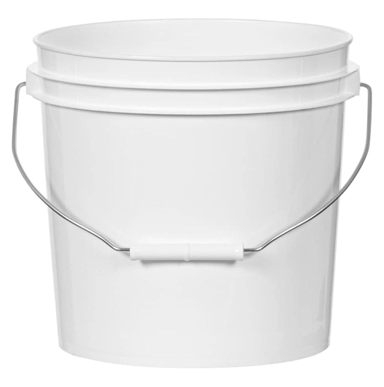Keeomi 2 Gallon White Bucket - All Purpose Pails - Food Grade - Made in ...