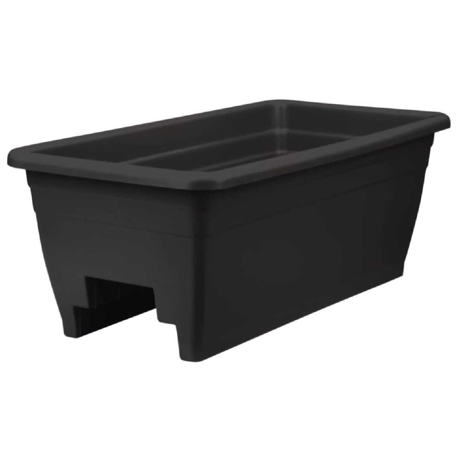 Keeomi 24 Inch Deck Railing Planter Box - Decorative Lightweight ...