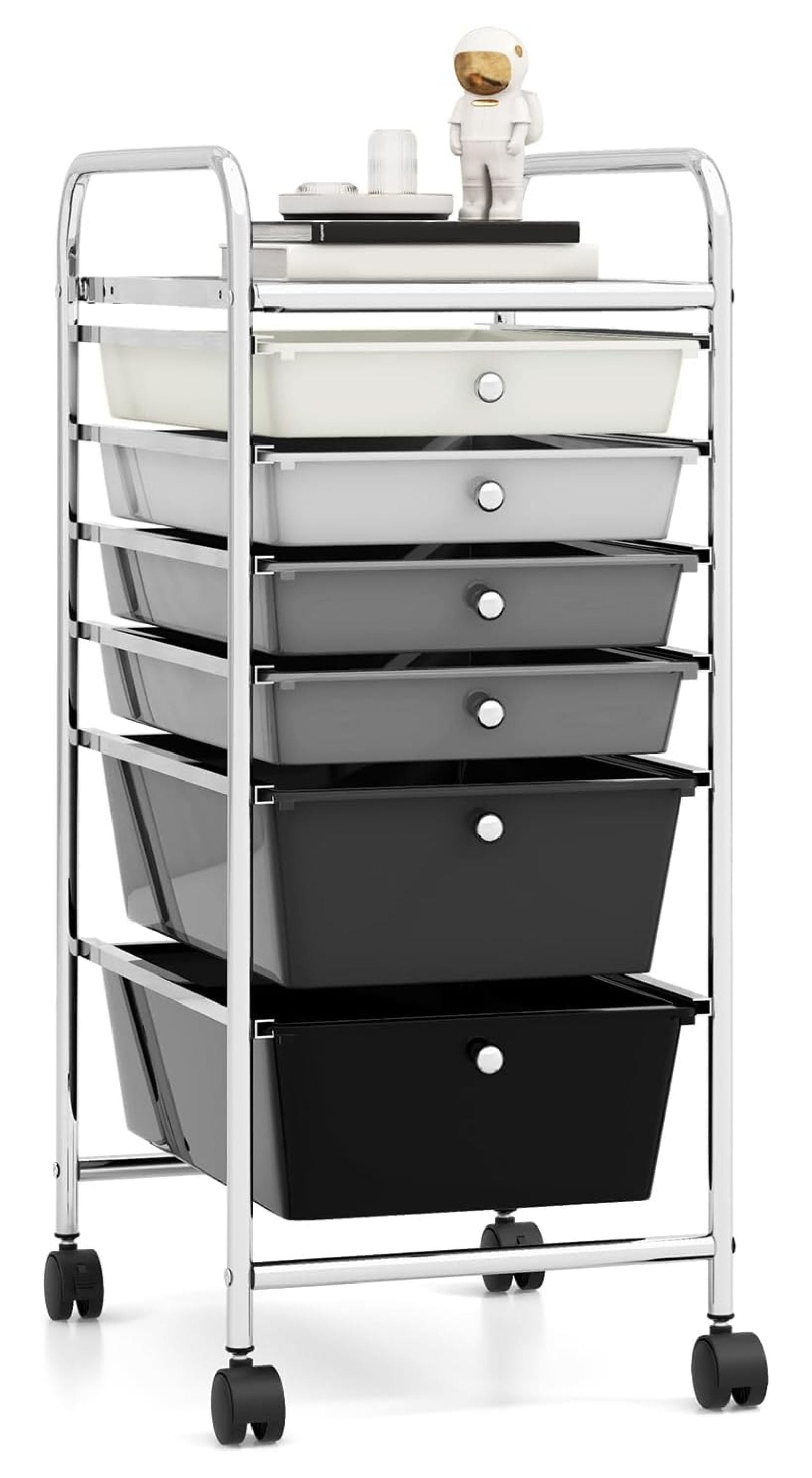 Keeomi 6-Drawer Rolling Storage Cart - Classroom Organization on Wheels ...