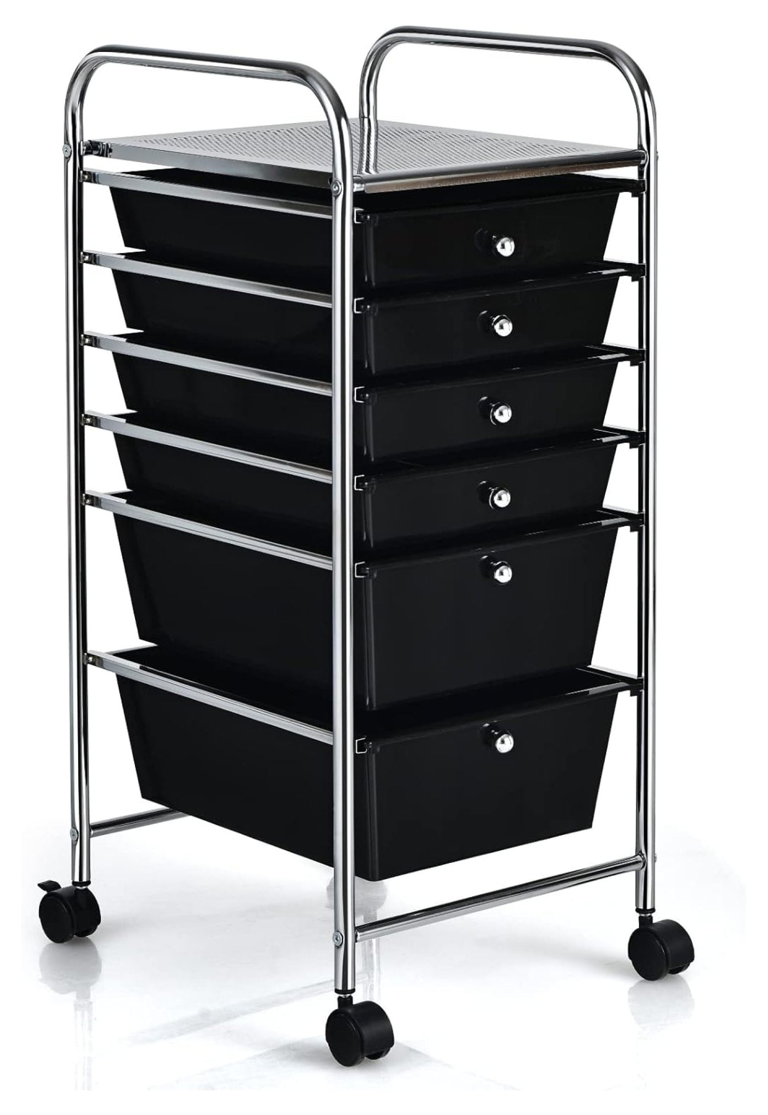 Keeomi 6-Drawer Rolling Storage Cart, Multifunctional Art Craft ...